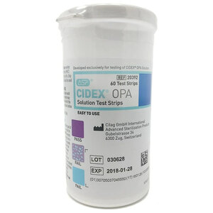 CIDEX OPA SOLUTION TEST STRIPS 60 BOTTLE | Atlanta Dental Supply